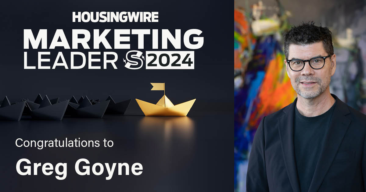 2024 Marketing Leader: Greg Goyne - HousingWire