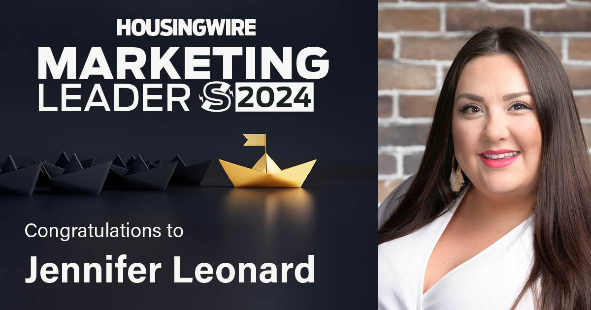 2024 Marketing Leader: Jennifer Leonard - HousingWire
