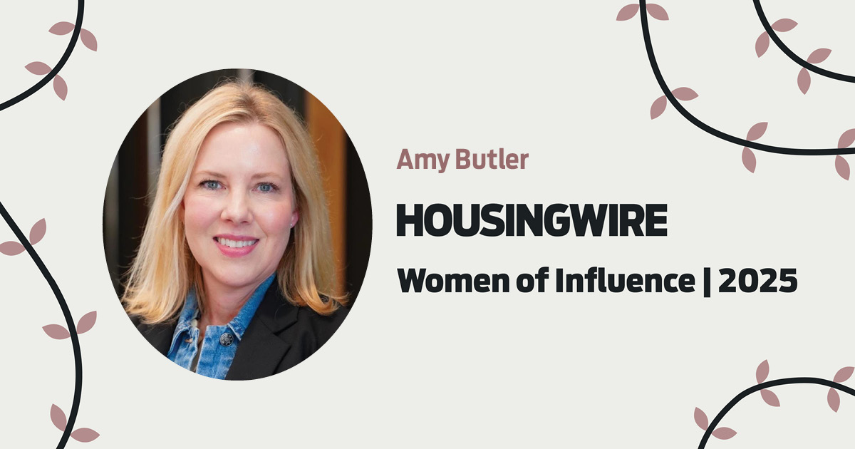 2025 Woman of Influence: Amy Butler - HousingWire
