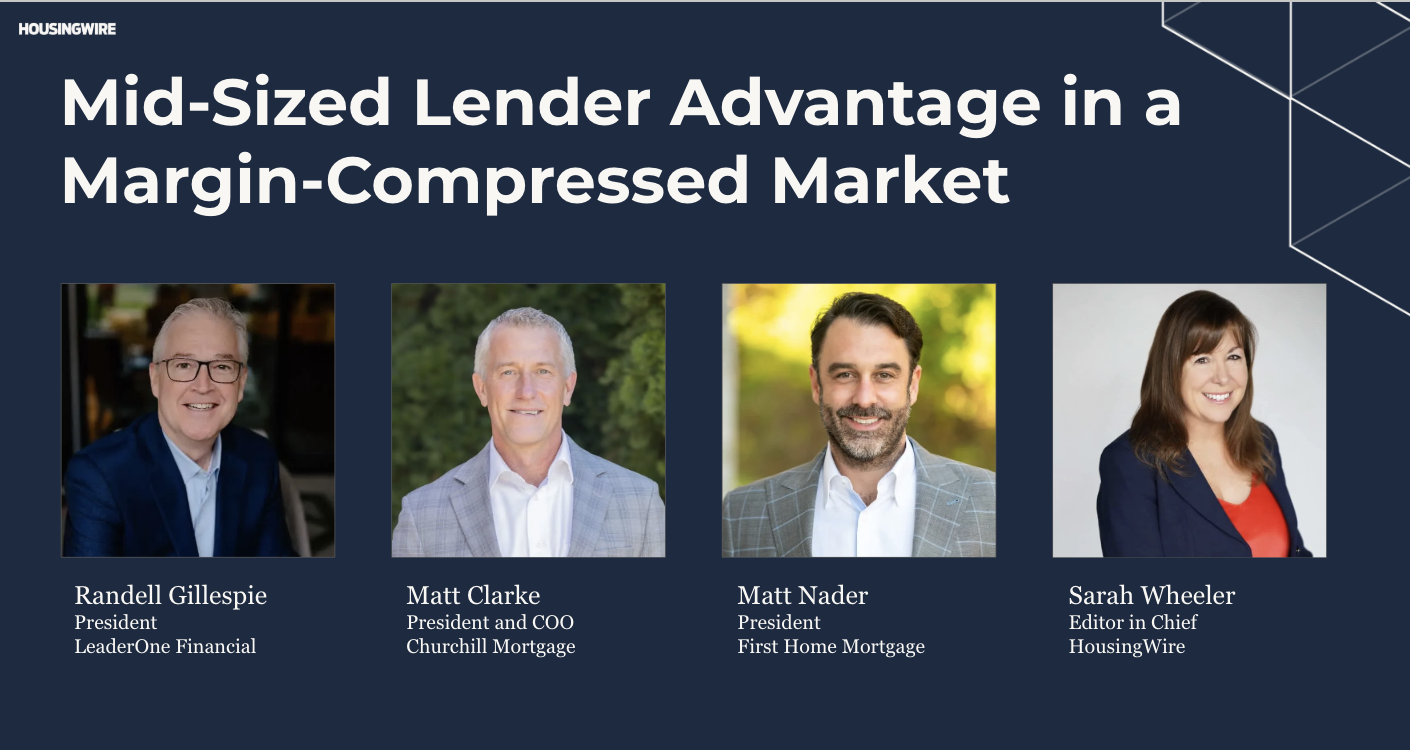 Mid-Sized Lender Advantage in a Margin-Compressed Market - HousingWire